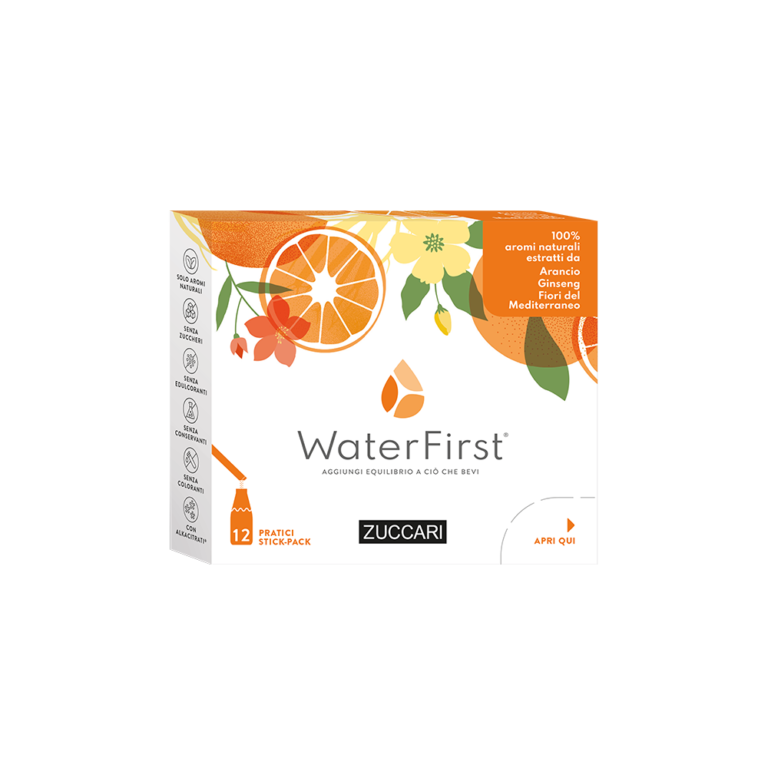 WaterFirst Arancio Ginseng Fiori del Mediterraneo | Zuccari