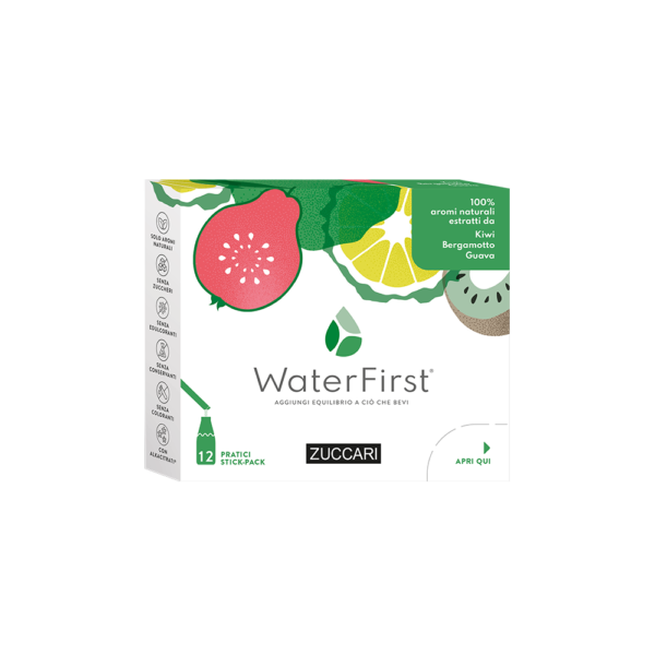 WaterFirst Kiwi Bergamot and Guava | Zuccari