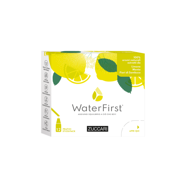 WaterFirst Limone Menta Fiori di Sambuco | Zuccari